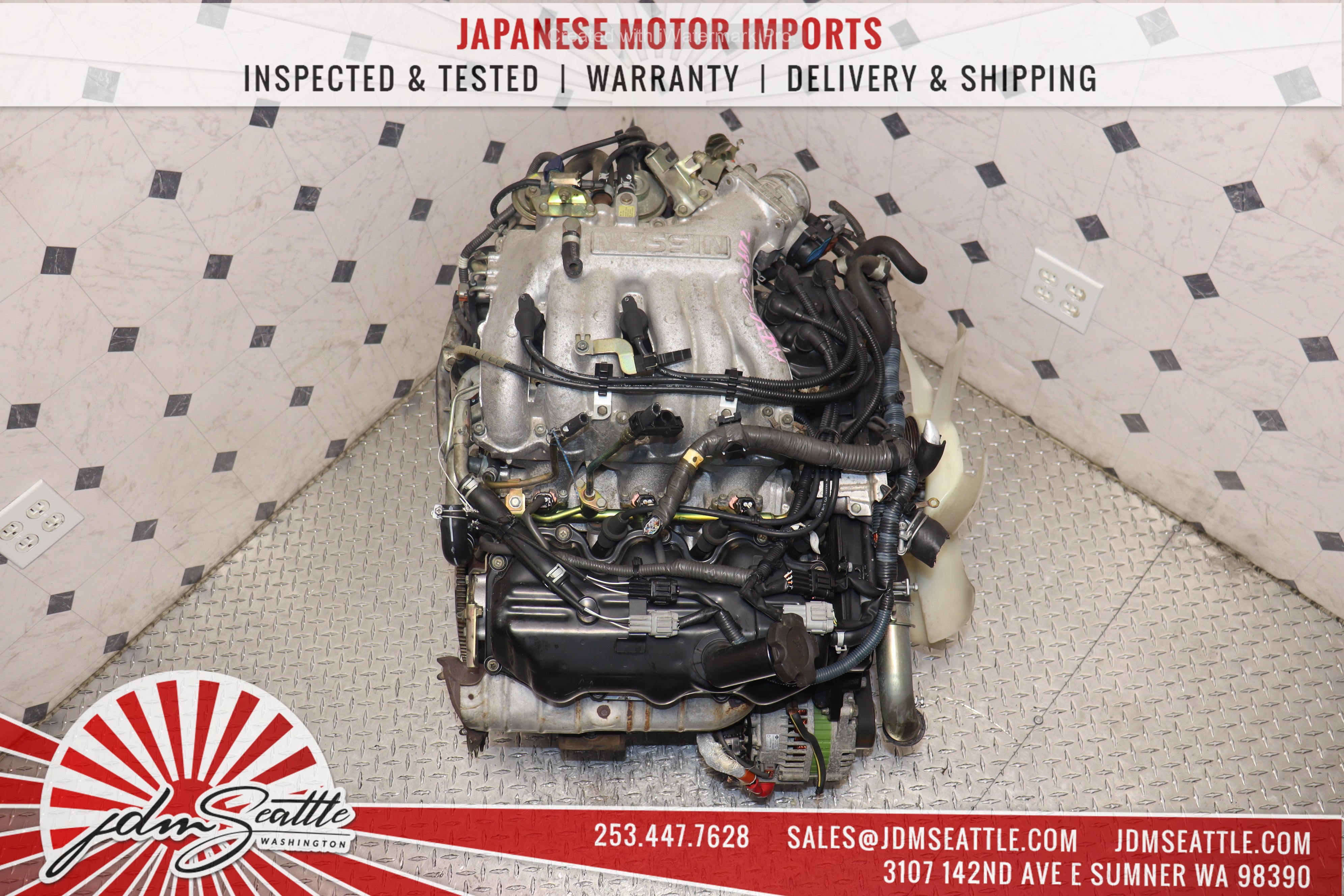 JDM NISSAN VG33 96-04 FRONTIER XTERRA PATHFINDER QX4 3.3L V6 ENGINE ...